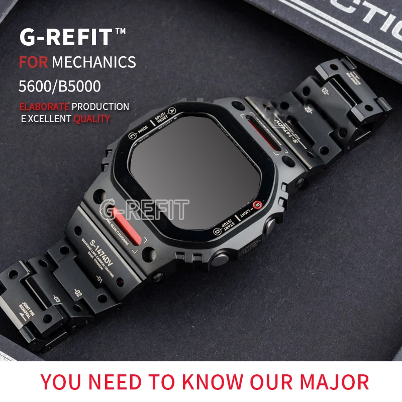 G-Refit Mech Style Robot DW5600 GMWB5000 GWB5600 G5600E Titanium ...