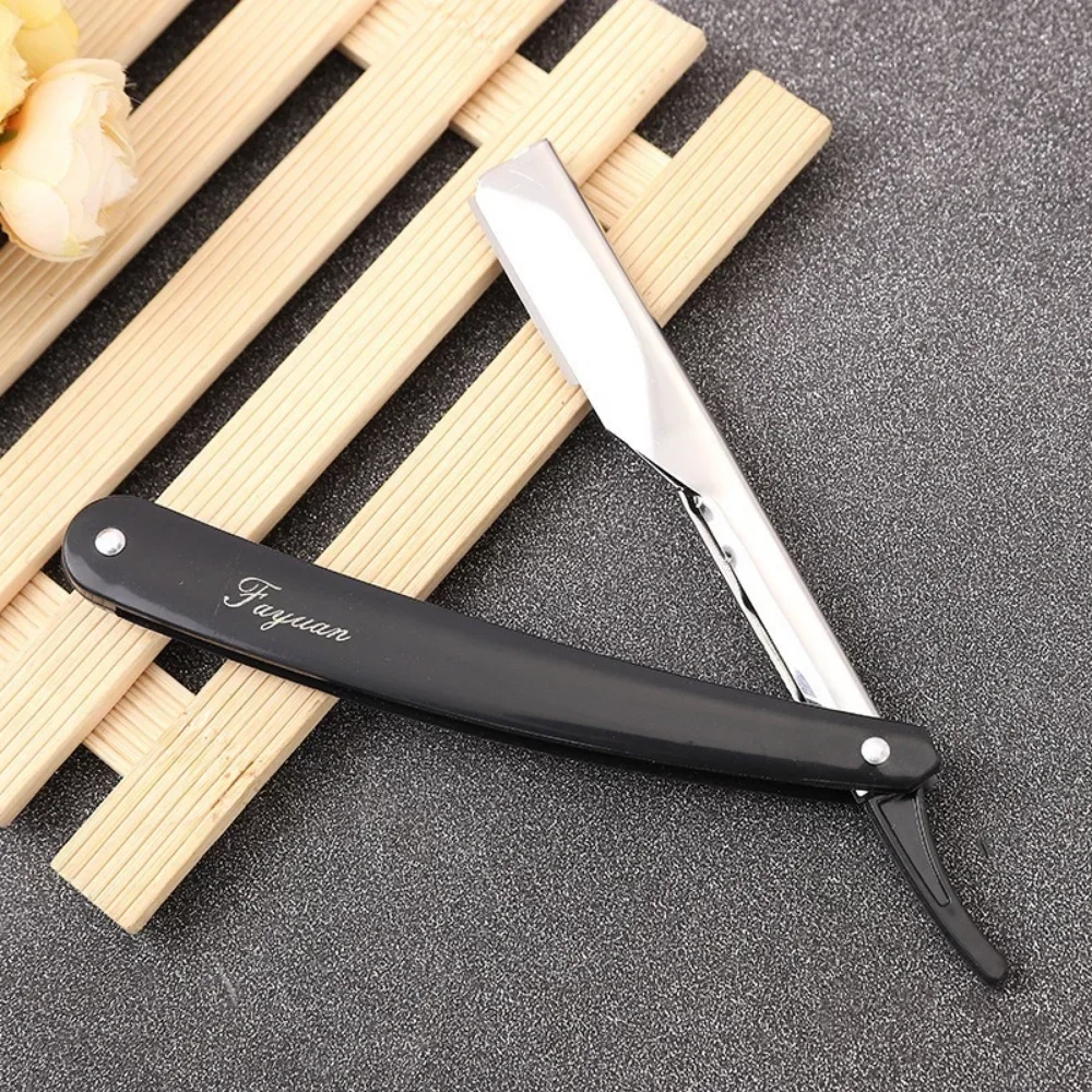 2-Colors-Professional-Manual-Shaver-Straight-Edge-Stainless-Steel-Sharp ...