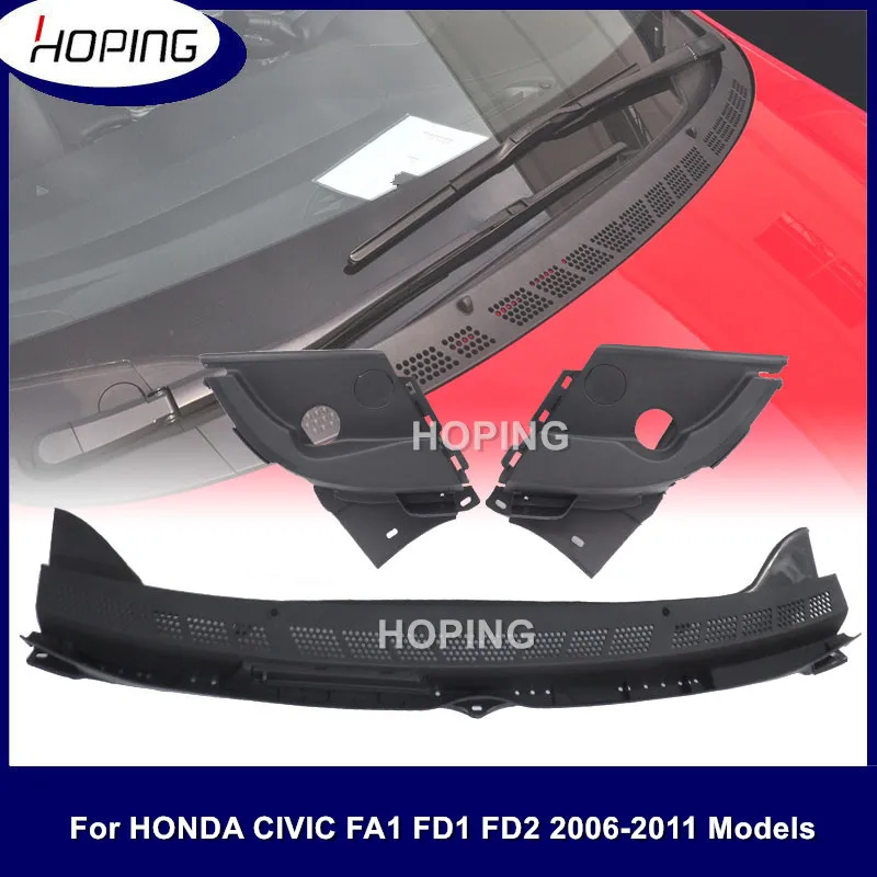 3pcs-Front-Windshield-Center-Cowl-Assy-For-HONDA-CIVIC-FA1-FD1-FD2-2006 ...