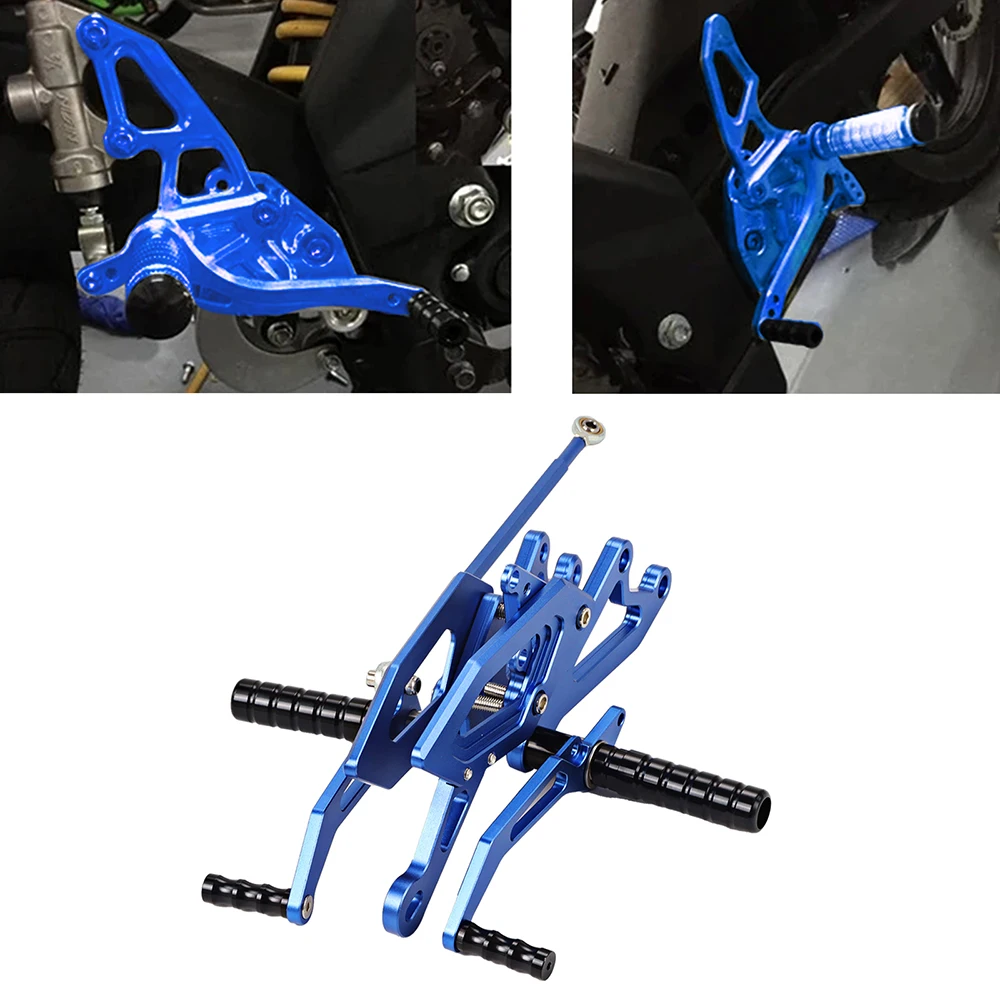 Motorcycle-Rearset-Footrest-Footpeg-Pedal-CNC-Aluminum-Alloy-Foot-Peg ...