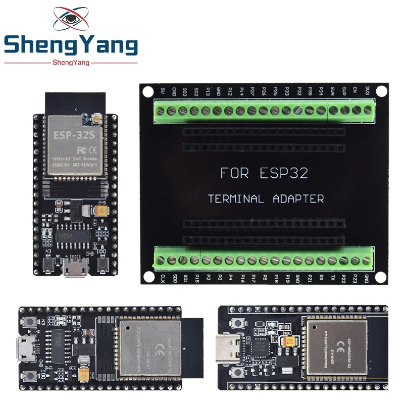 Esp32 Development Board Esp-32s Nodemcu-32s Micro/type-c Wireless Module Wifi+bluetooth Esp ...