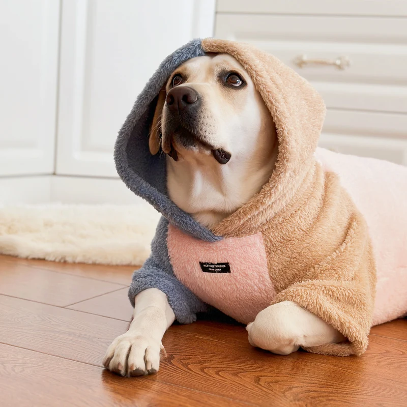 Large-Dog-Winter-Clothes-Hoodie-Big-Dog-Clothing-Apparel-Samoyed-Husky ...