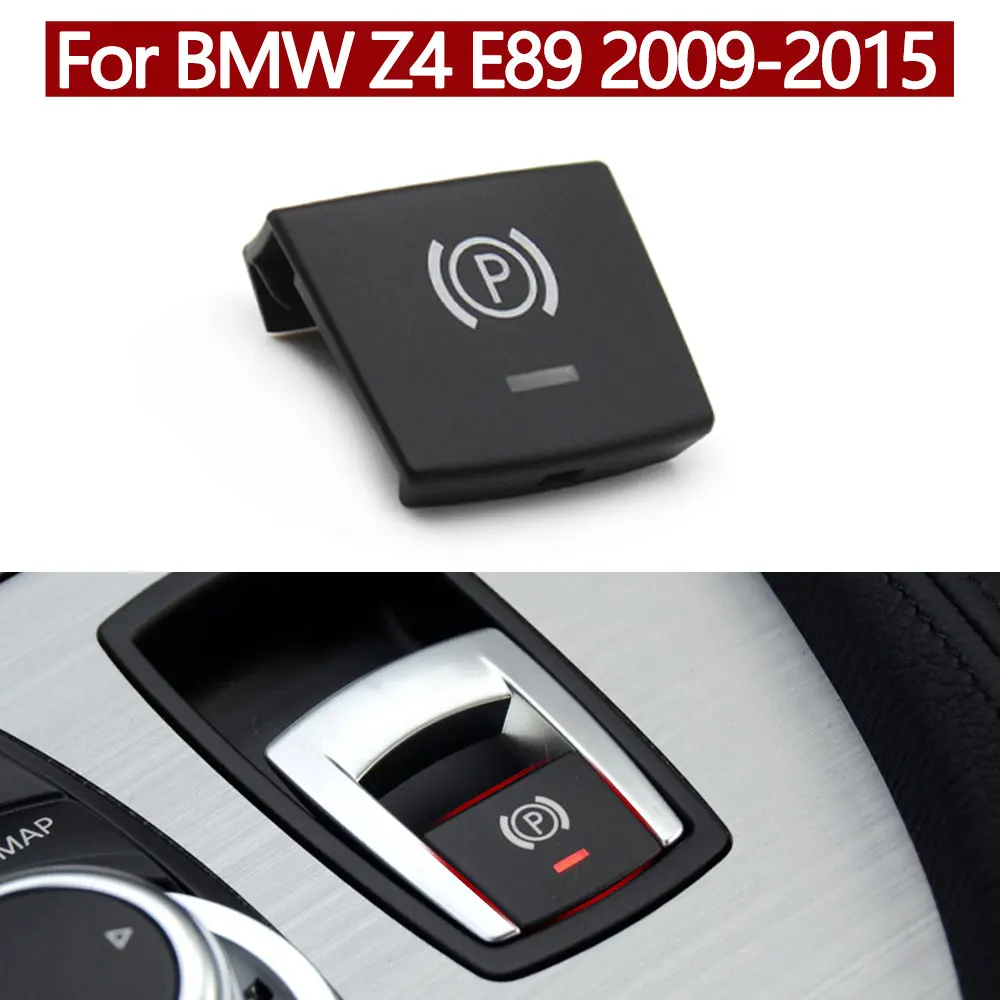 Car-Parking-Hand-Brake-Switch-P-Button-Cover-Handbrake-Knob-Cap ...