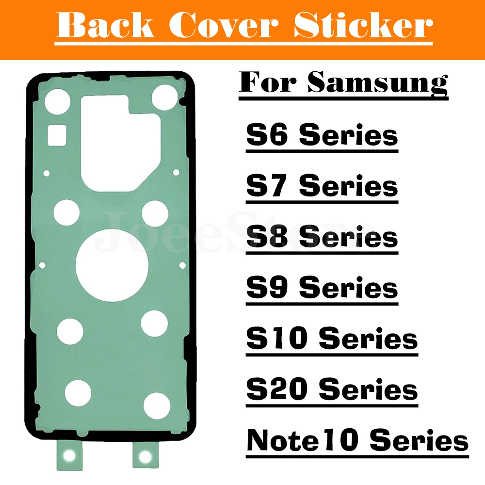 JoeeStore 10pcs Back Cover Sticker Adhesive For Samsung Galaxy S20 S10 ...