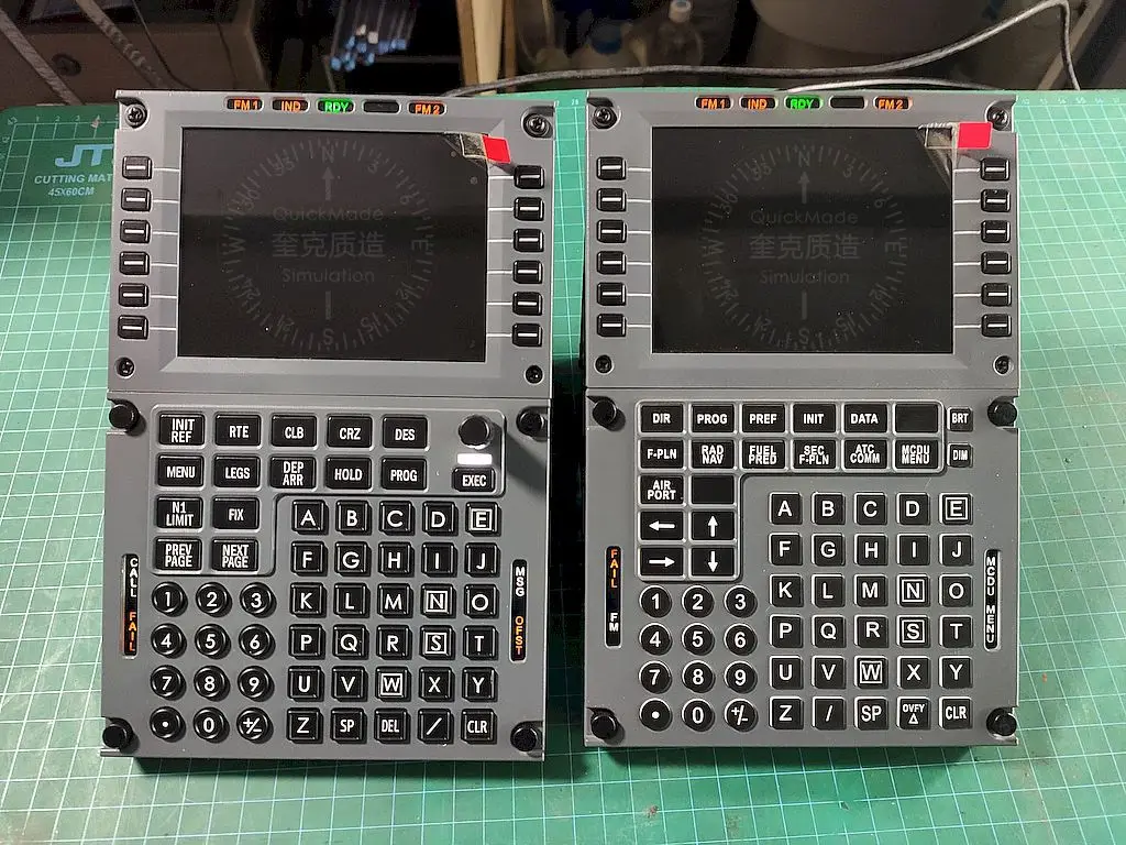 QCDU 보잉 B737 에어버스 A320 CDU FMC MCDU 비행 컴퓨터용, 2022 신제품| | - AliExpress