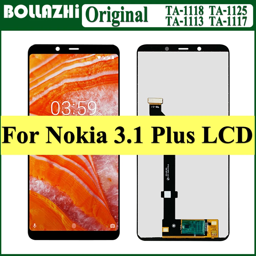 Pantalla-LCD-Original-para-Nokia-3-1-Plus-montaje-de-digitalizador-t ...