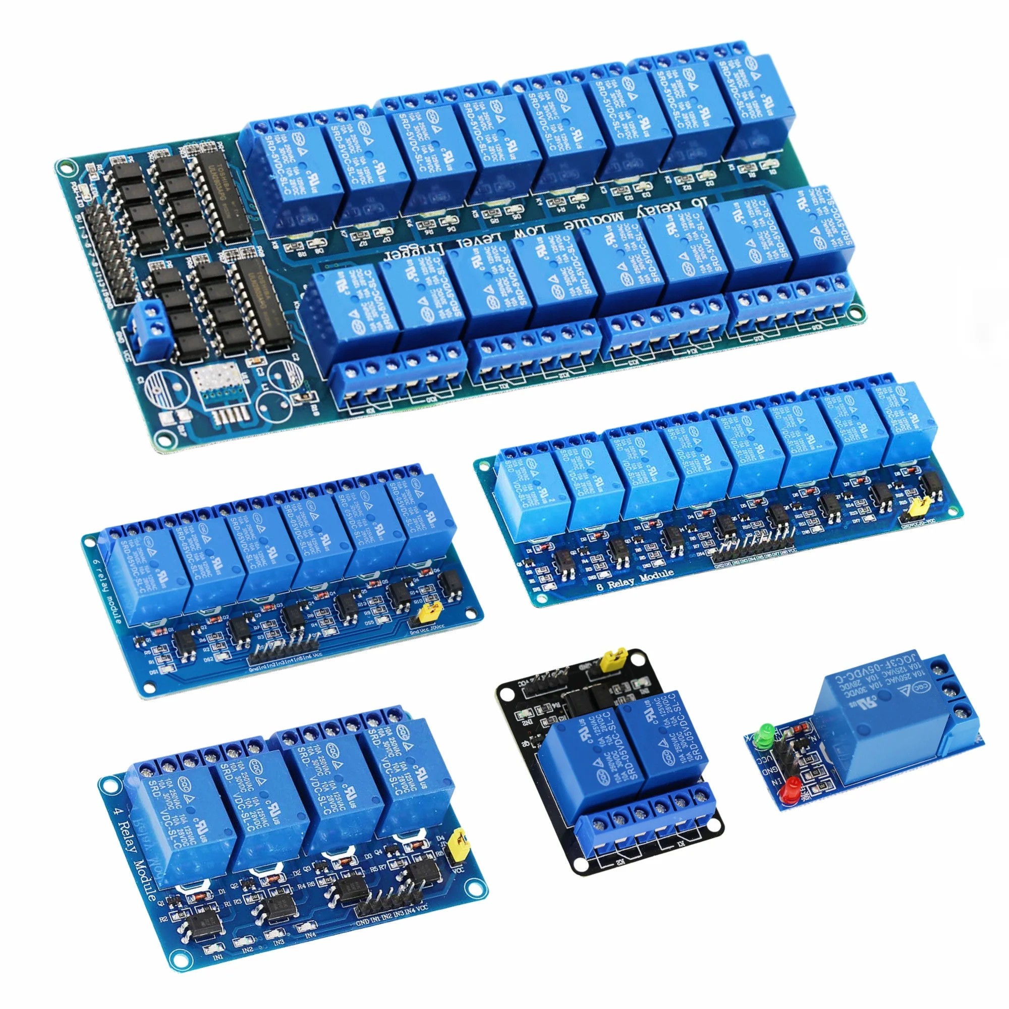 1-2-4-6-8-Channel-5V-12V-24V-With-Optical-Coupling-Relay-Control-Board ...