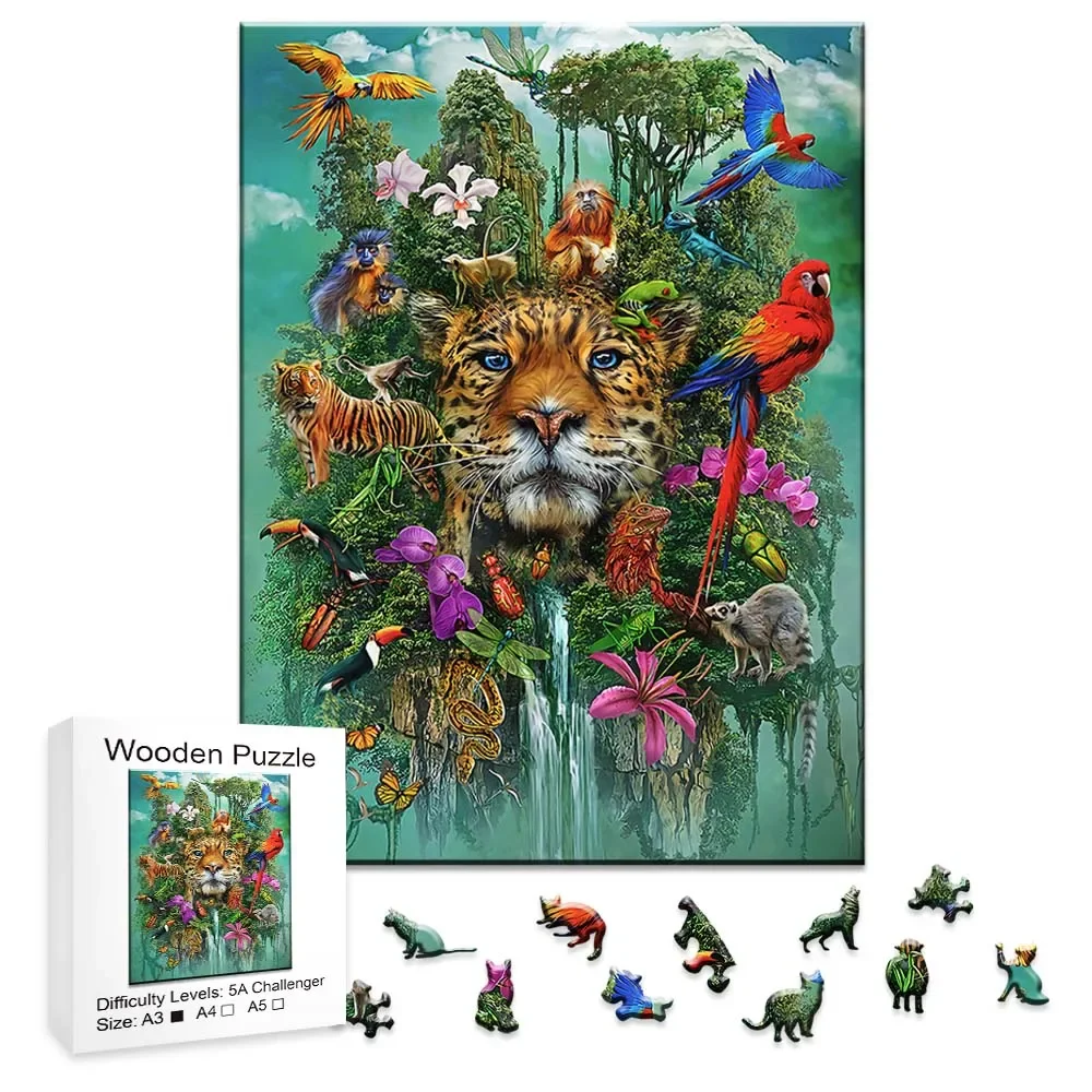 Irregular-Flat-Puzzles-In-The-Shape-Of-Tigers-And-Animals-A-Perfect ...