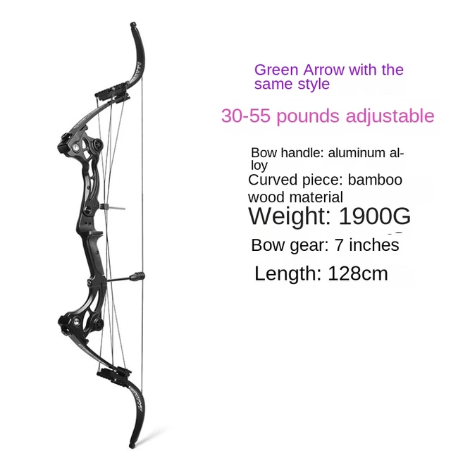 Recurve Bow Green Arrow