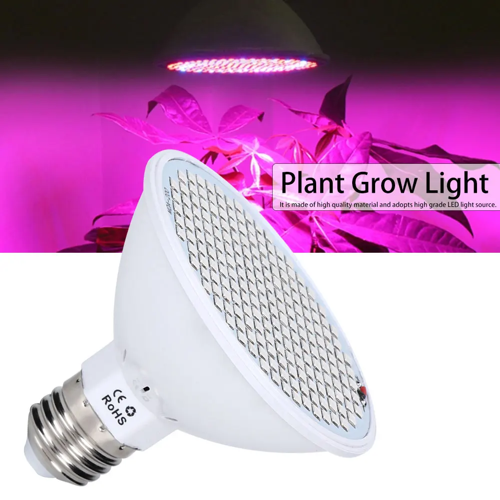 LED-Grow-Red-Blue-Bulb-E27-30W-200LED-85V-285V-Greenhouse-Hydroponic ...
