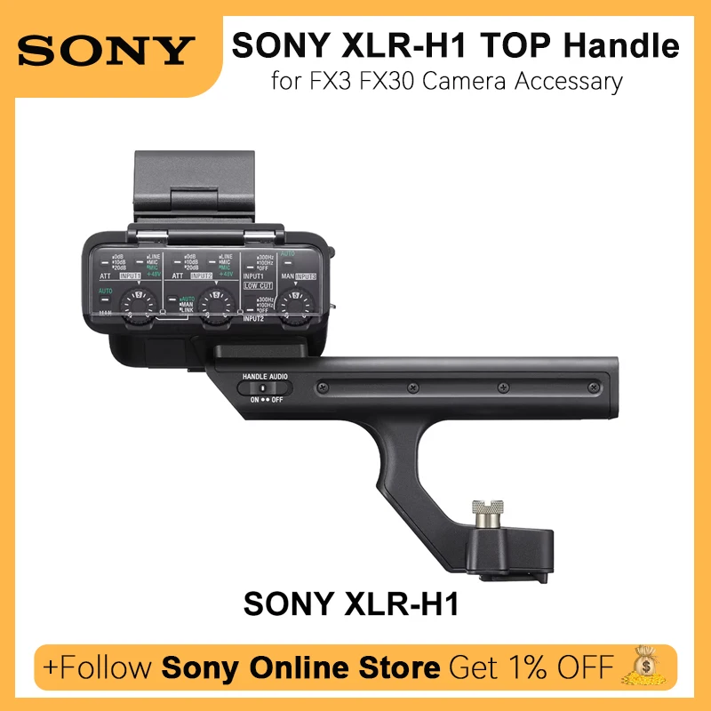 SONY FX3 Handle XLR-H1 XLR Top Handle with ECM-XM1 for FX3 FX30 Camera ...