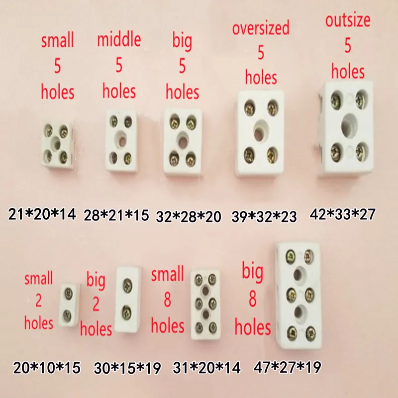 Heat Resistance High Temperature Ceramic Connector Block Terminal Block