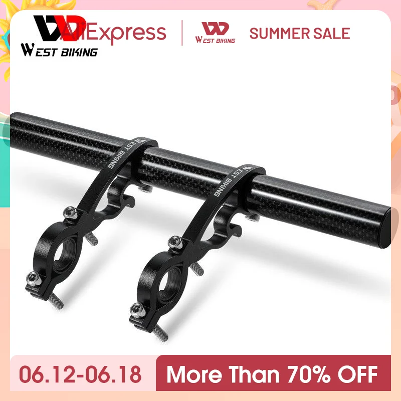 WEST-BIKING-MTB-Carbon-Handlebar-Extender-Road-Bike-Integrated-Handle ...