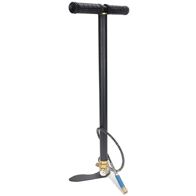 DIDEEP-4500PSI-300Bar-30Mpa-High-Pressure-Hand-Operated-Air-Pump-Three ...