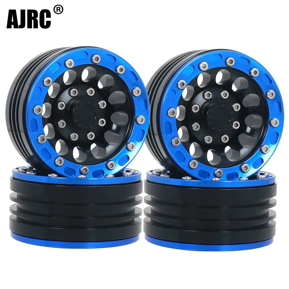 4pcs 1/10 Rc Rock Crawler Aluminum Alloy 1.9 " Beadlock Wheel Rims For ...