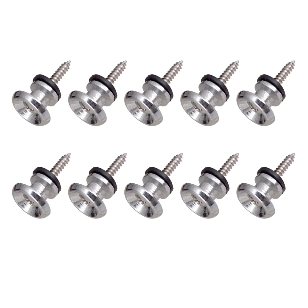 10Pcs Electric Guitar Strap Locks Strap Button Lock Pins Anti-slip for ...