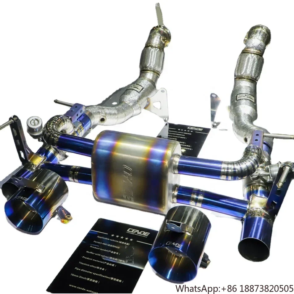Best-Price-Performance-Titanium-alloy-flexible-exhaust-pipe-for-Ferrari ...