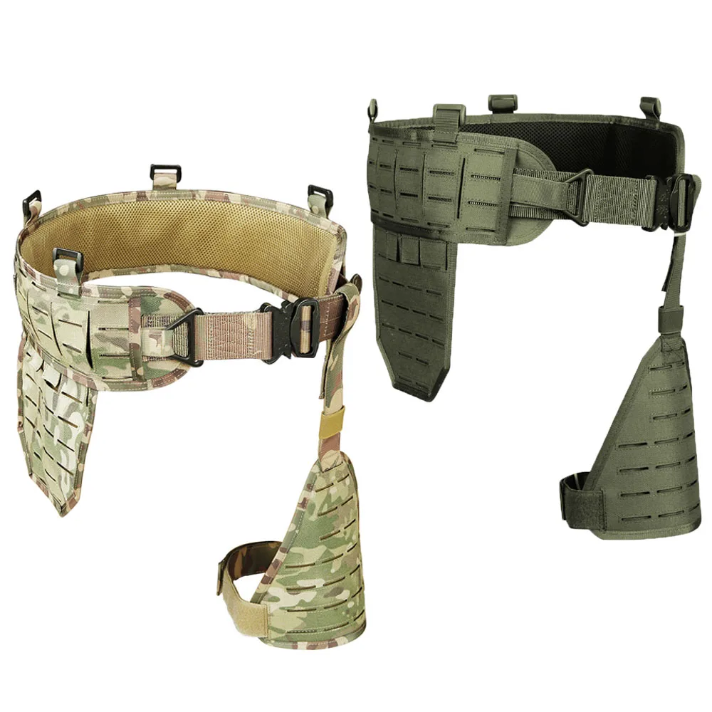 Tactical-Molle-Waist-Girdle-Set-Militar-Airsoft-CS-Combat-Belt-With ...