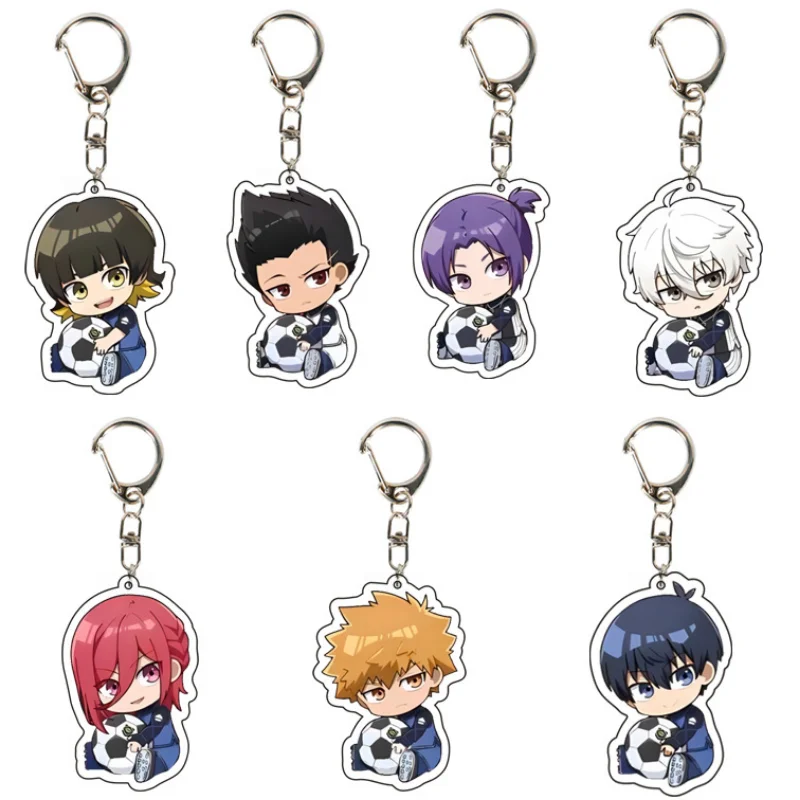 Blue Lock Keychain Women Isagi Yoichi Key Chain For Men Key Ring ...