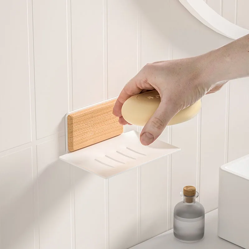 Bathroom-non-perforated-soap-box-Toilet-wall-mounted-soap-dish-holder ...