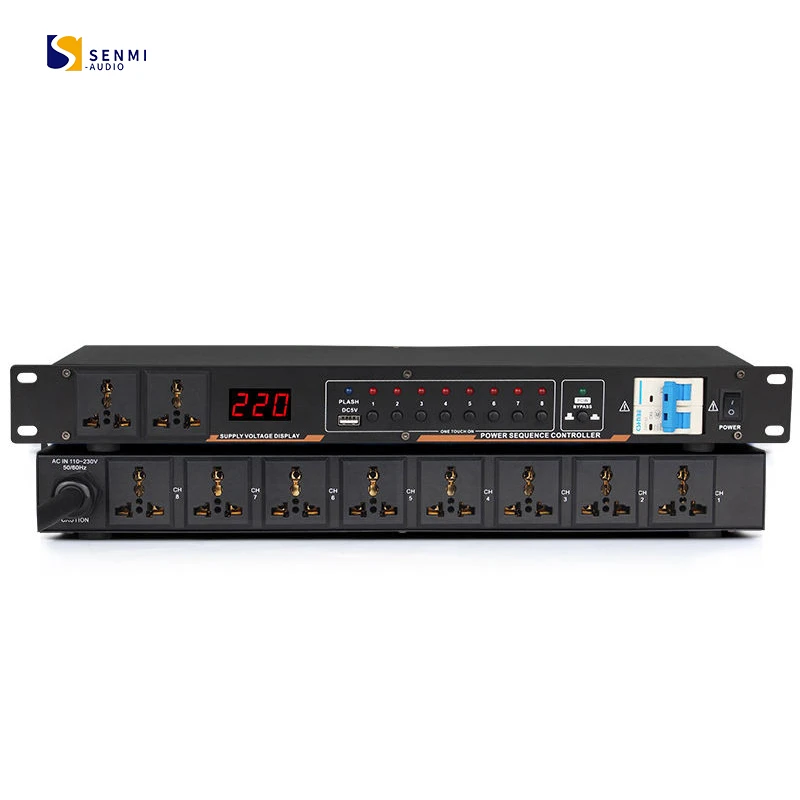 Power Sequence Controller High Quality 10 Channel Power Sequencer With Led Display For Recording ...