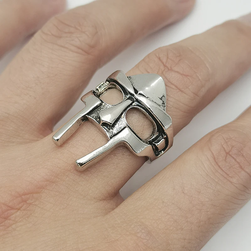 Fashion-Hip-Hop-MF-DOOM-Mask-Ring-Men-Gladiator-Punk-Egyptian-Pharaoh ...