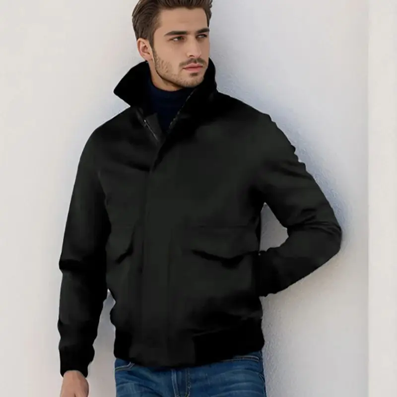 Spring-and-Autumn-New-Jacket-Men-s-Jacket-Solid-Color-Casual-European ...