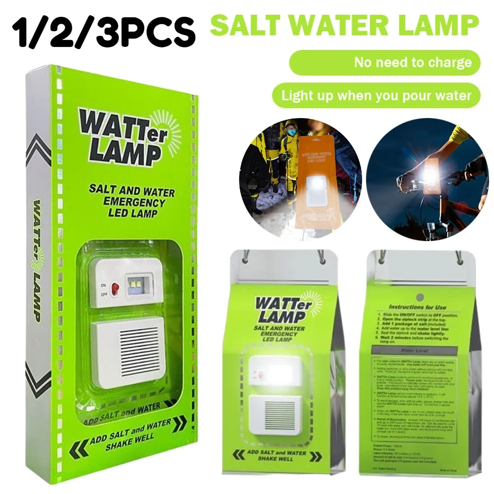 Salt-Water-Lights-LED-Outdoor-Camping-Light-Waterproof-Portable-Salt ...