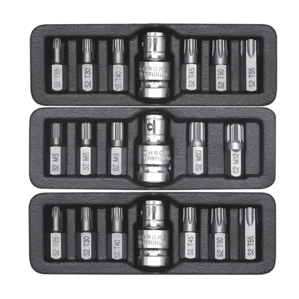 NEW S2 Steel Phillips Torx Hex Spline Screwdriver Bit Hand Tools Power ...