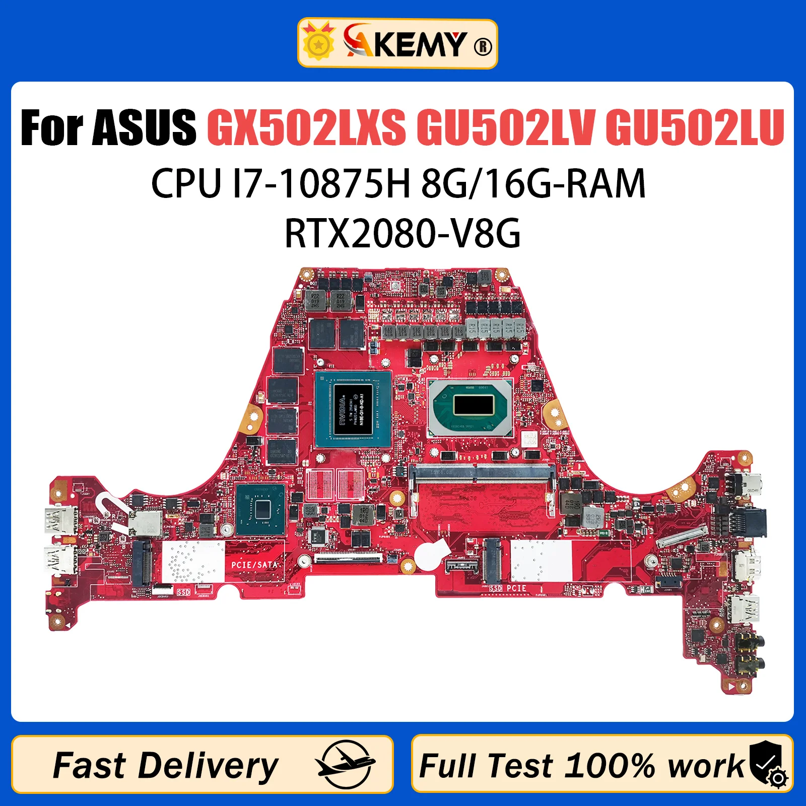 AKEMY-GX502LXS-For-ASUS-GU502LV-GU502LU-GU502LW-GX502LWS-GX502L-GU502L ...