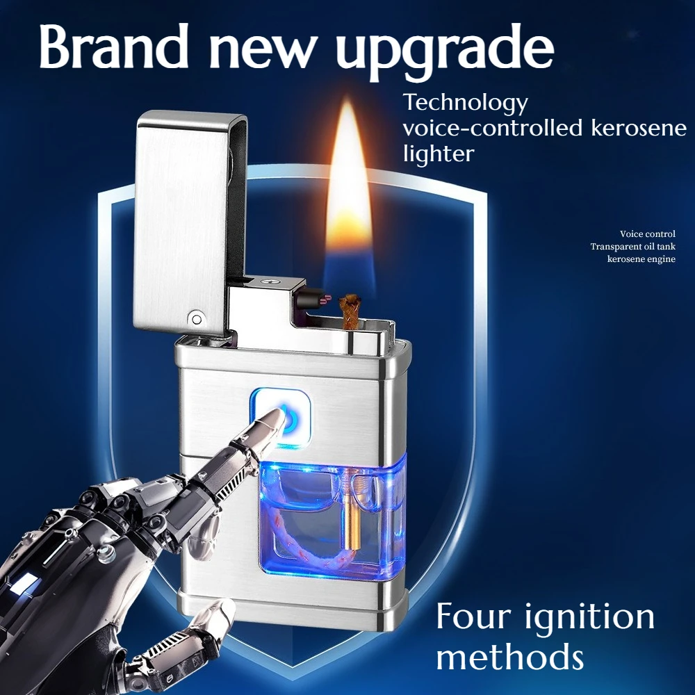 Trendy High-tech Voice-controlled Lighter with Four Ignition Methods ...