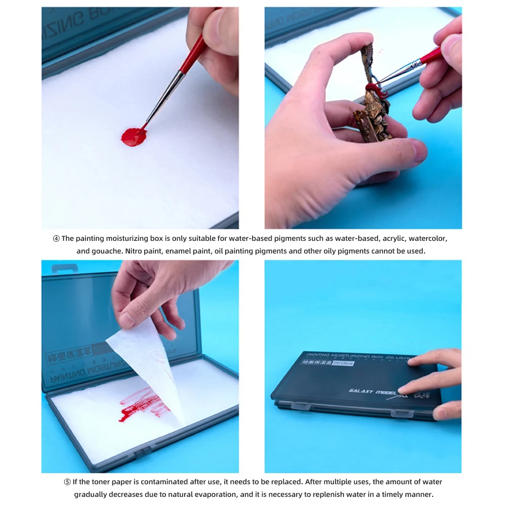 Painting Decal Moisturizing Box & Wet Palette – Hobby Craft M D