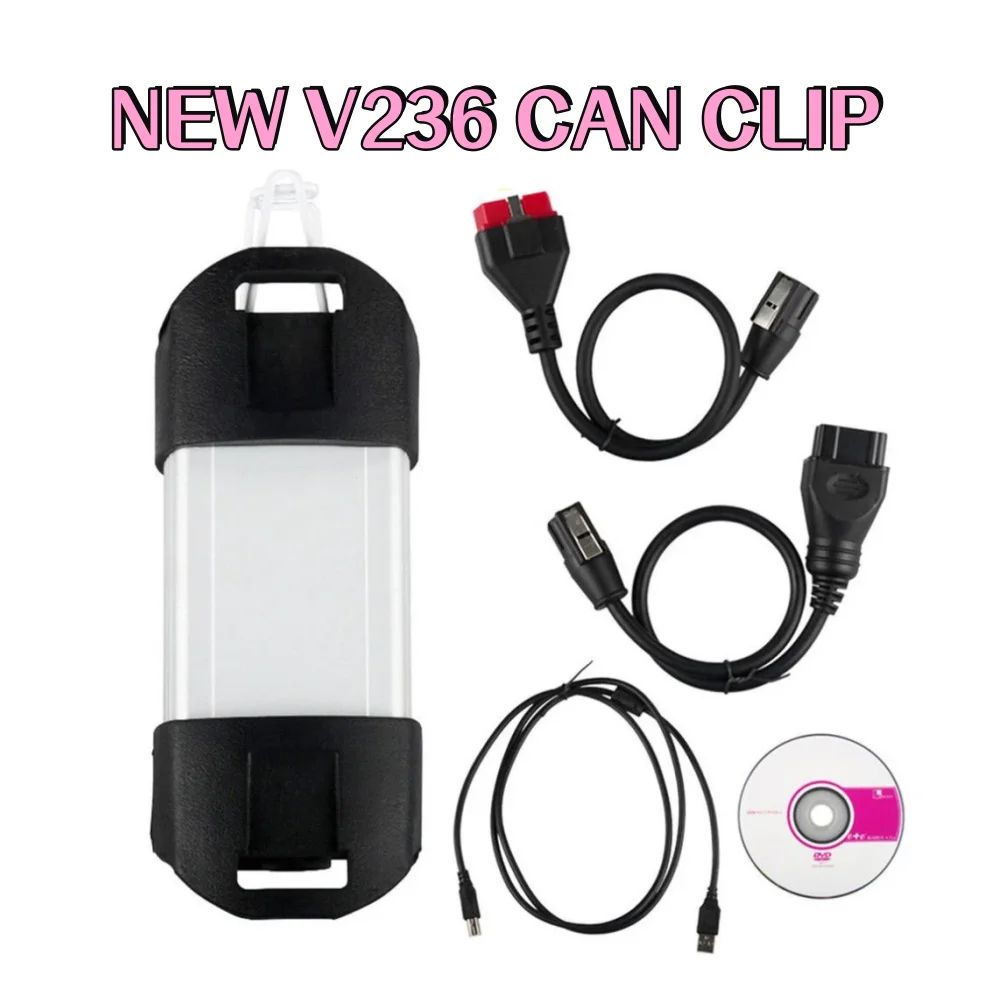 New 2026 For RENAULT CanClip V236 OBD2 Support CAN-M Full System auto ...