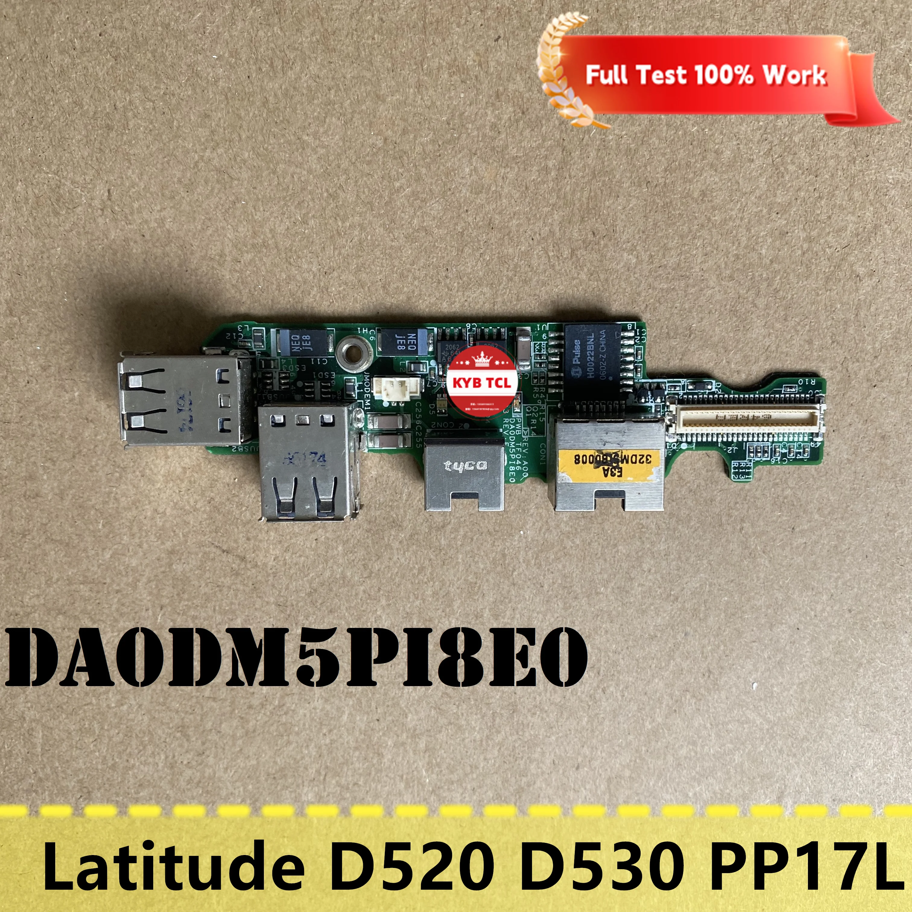 For-Dell-Latitude-D520-D530-PP17L-Genuine-Laptop-USB-Ports-LAN-NIC ...