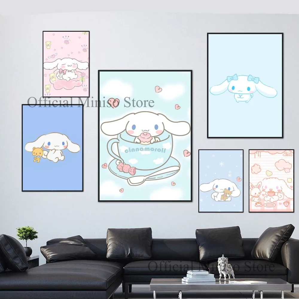 1pc-Cinnamoroll-Poster-Self-adhesive-Art-Poster-Waterproof-Paper ...