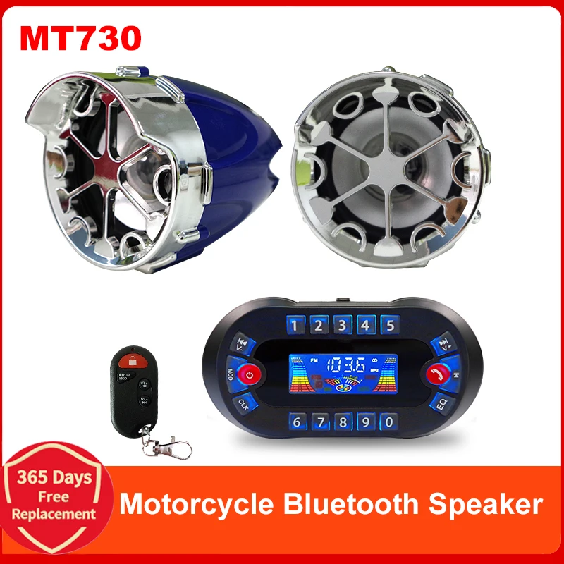 Motocicleta-Bluetooth-Speaker-Amplifier-MP3-Player-Alarme-contra-roubo ...