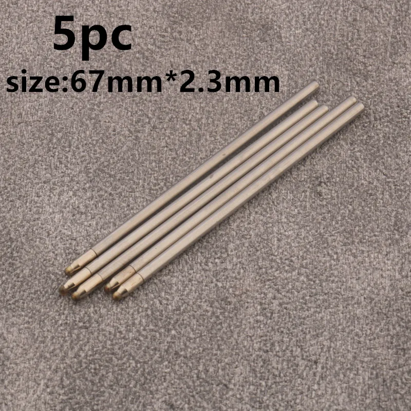 5Pc-67mm-Rotating-Metal-Pen-Refill-Special-Ballpoint-Pen-Refill-Rod ...