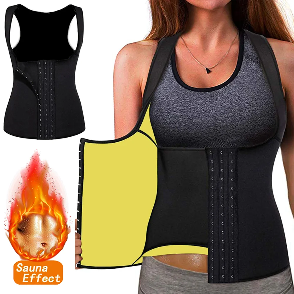 Women Fitness Clothes Waist Trainer Sauna Sweat Slimming Belt Waist ...