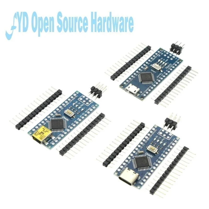 Mini / Type-C / Micro USB Atmega328P/PB With Bootloader Nano 3.0 ...