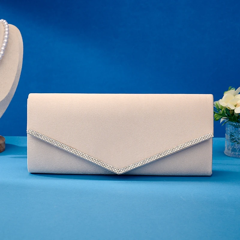 All-purpose evening dress bag set diamond dinner bag fashion metal ...