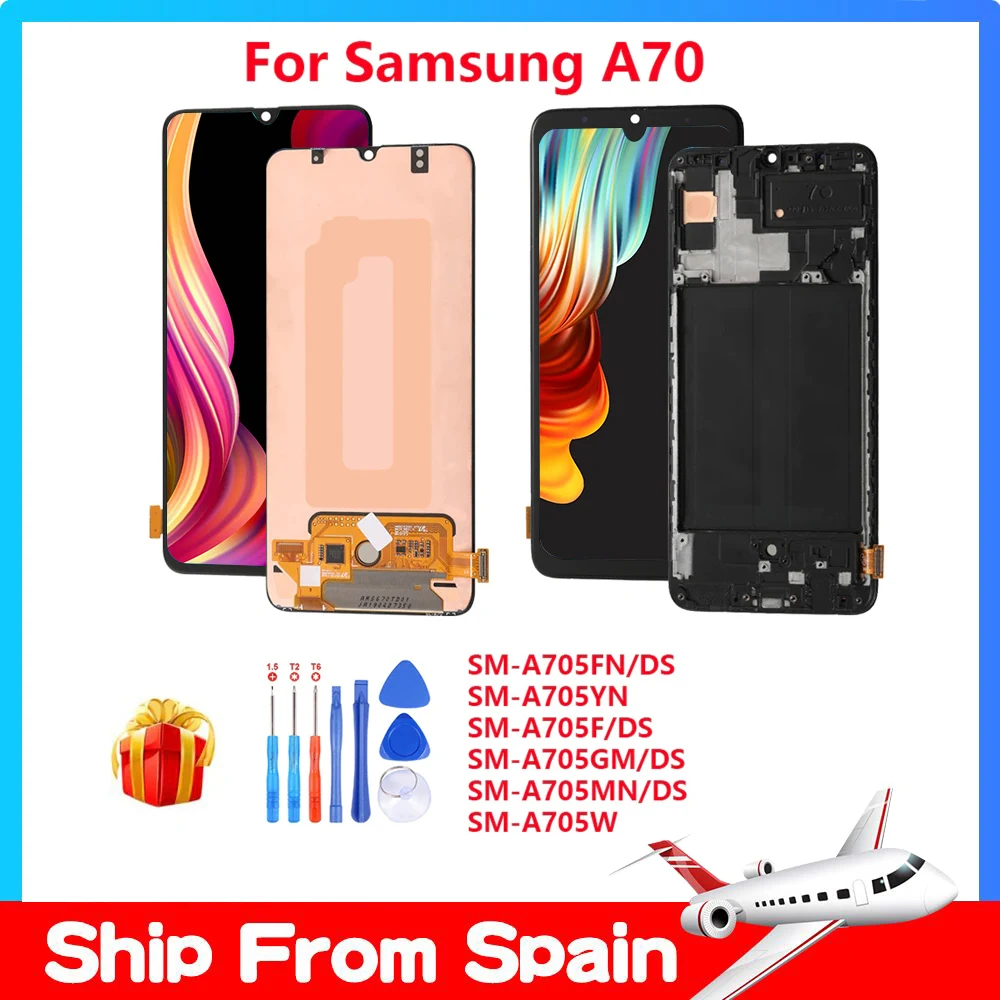 For Samsung Galaxy A70 A705fn/ds A705yn Oem Lcd Touch Screen Display ...