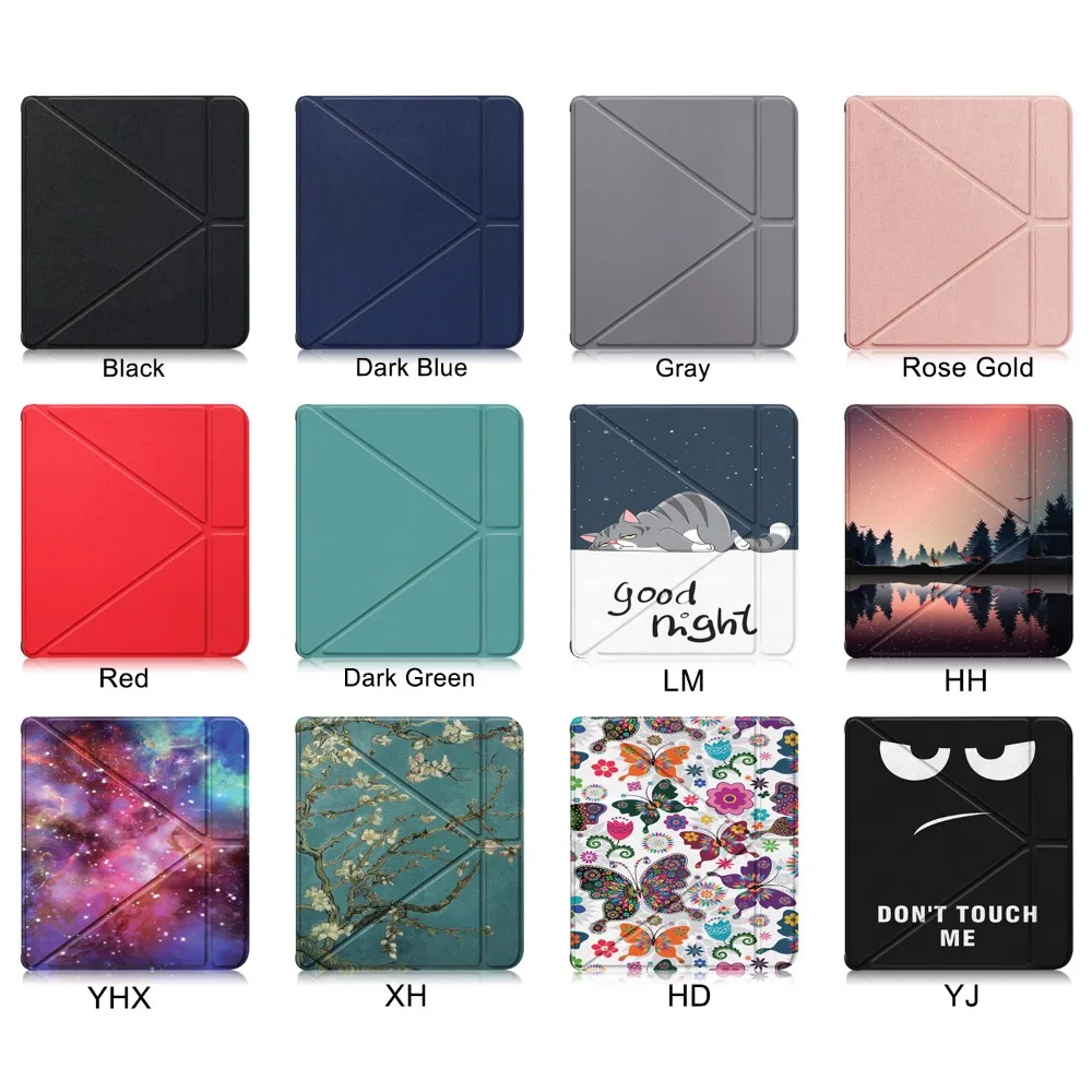 For-Kobo-Libra-Colour-2024-Smart-Case-7-inch-Multi-folding-Stand ...