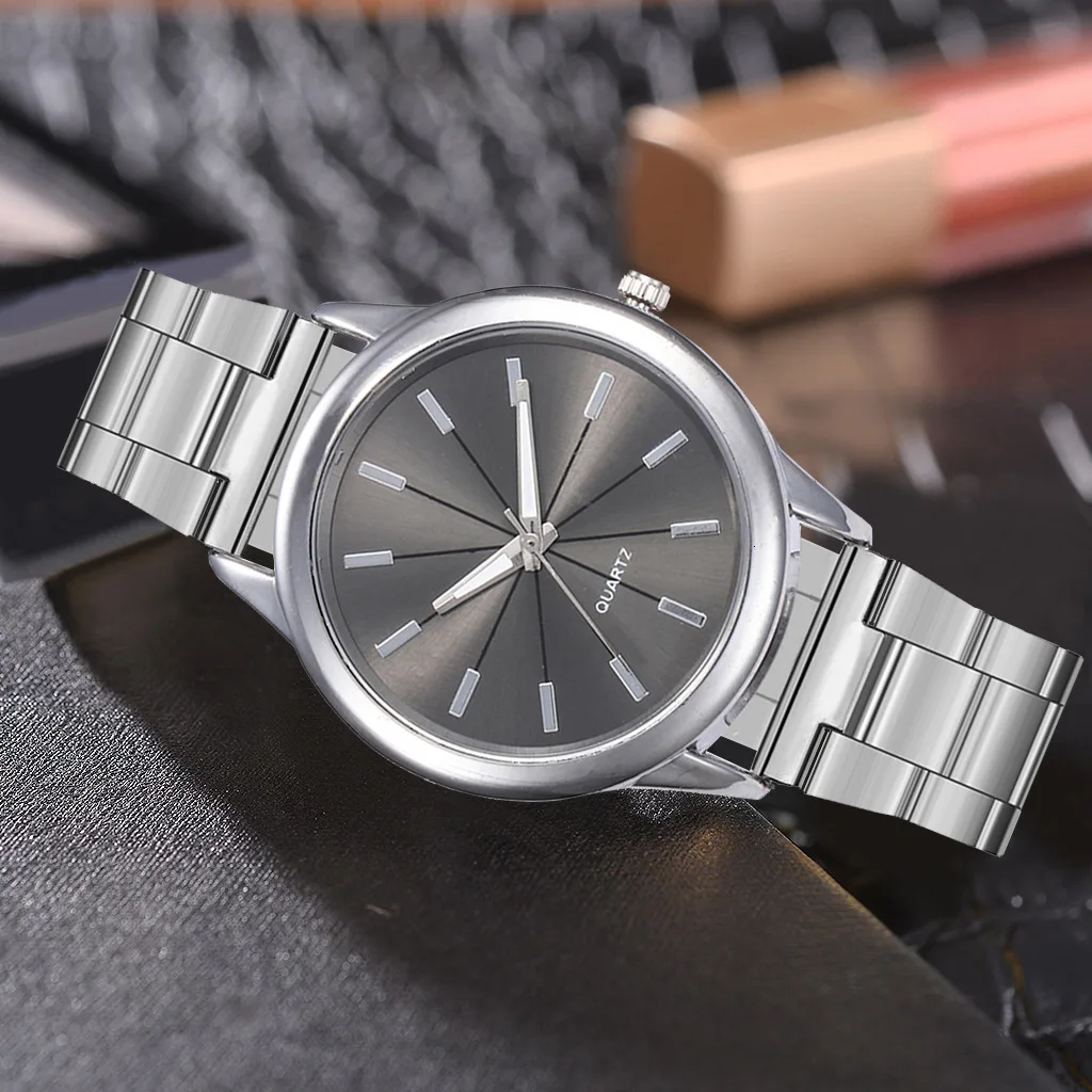 Classic-Luxury-Wristwatches-Quartz-Stainless-Steel-Dial-Casual-Bracele ...