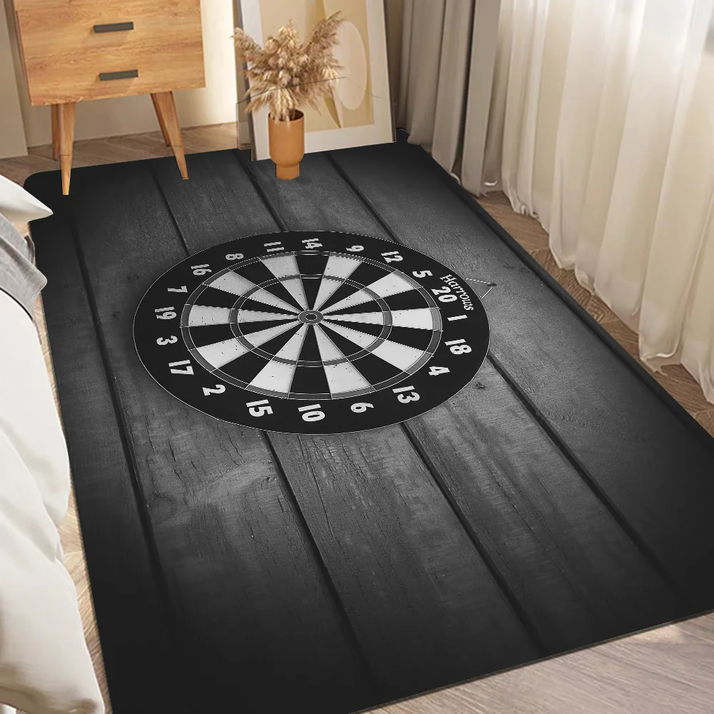 DARTS-Dart-Board-Arrow-Floor-Mat-Floor-Mat-Rectangle-Anti-slip-Home ...