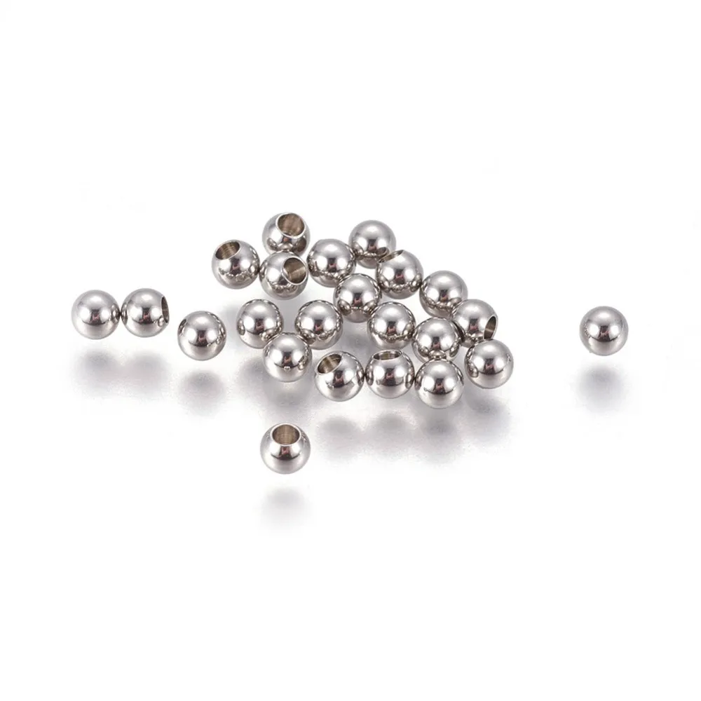 20pc 304 Stainless Steel Cord End Caps Memory Wire End Caps Round ...