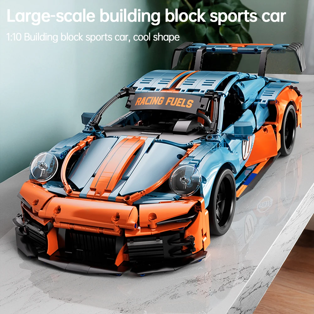 1623PCS-Super-Sports-Car-Building-Blocks-Set-1-14-Scale-Car-Model-Race ...