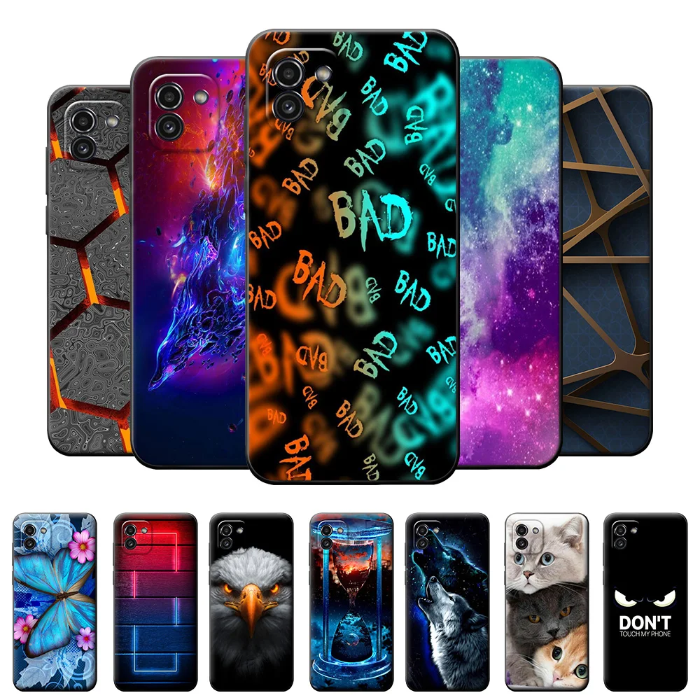 For-Samsung-Galaxy-A03-Case-Silicone-Shockproof-Back-Cover-Case-For ...