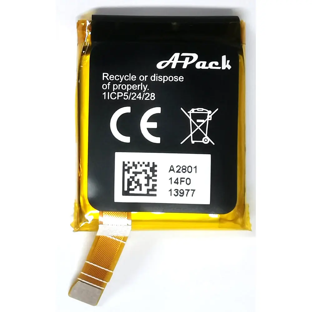 New Original APACK APP00310 A2801 Replacement Smart Watch Battery For ...