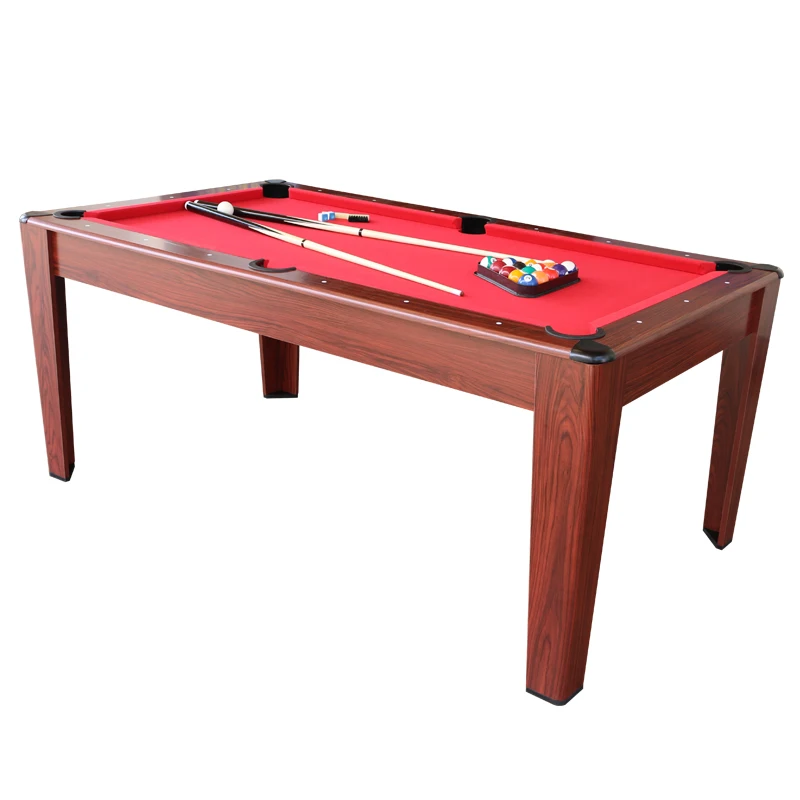 Custom-6ft-Indoor-Snooker-Table-With-MDF-Mat-And-PVC-Pocket-For-Home ...