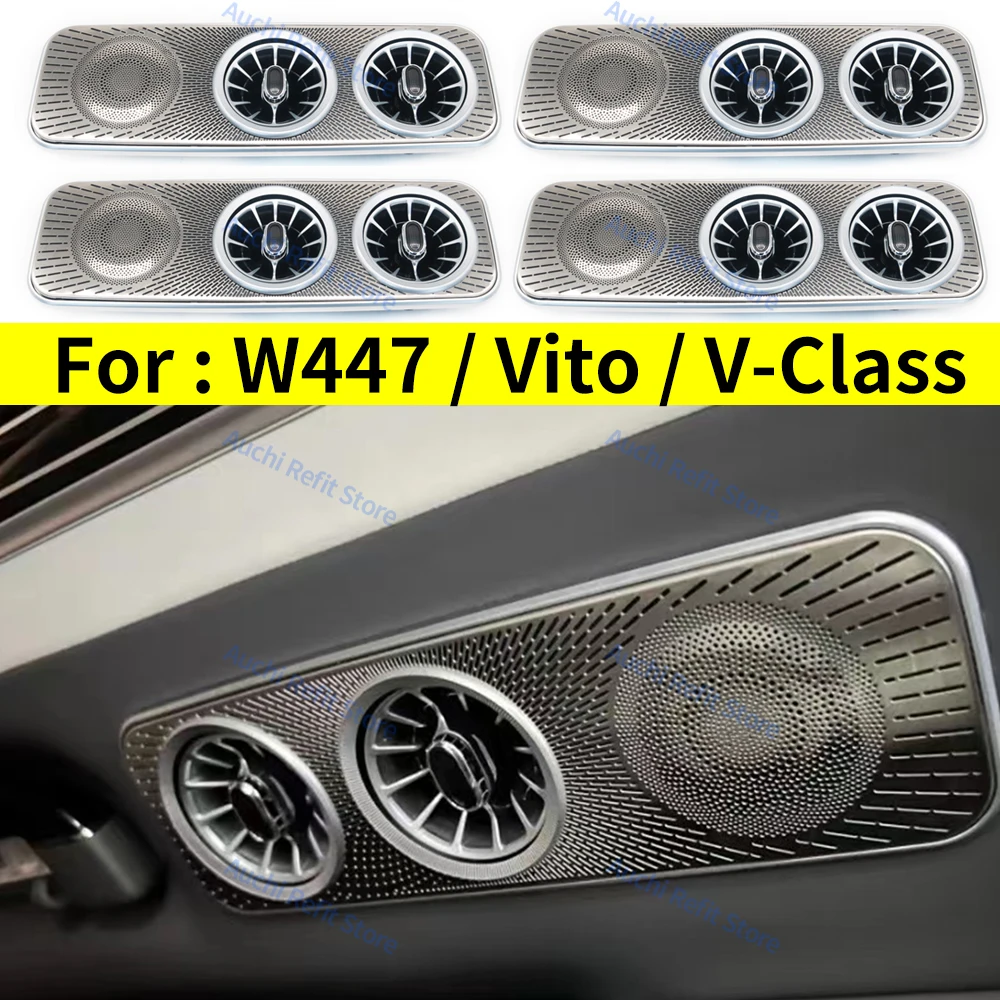 Car Roof Decoration Vent For Mercedes Benz W447 Vito V-Class V220d V250d V260 Ceiling Air Outlet ...